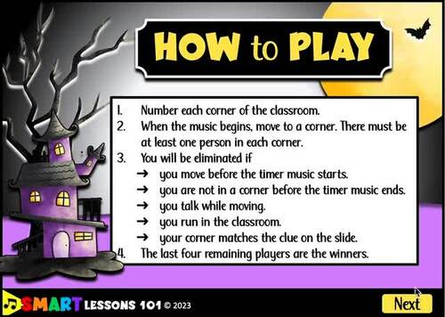 COUNTING 16th RHYTHMS FOUR CORNERS GAME | Halloween Music Game | Music ...