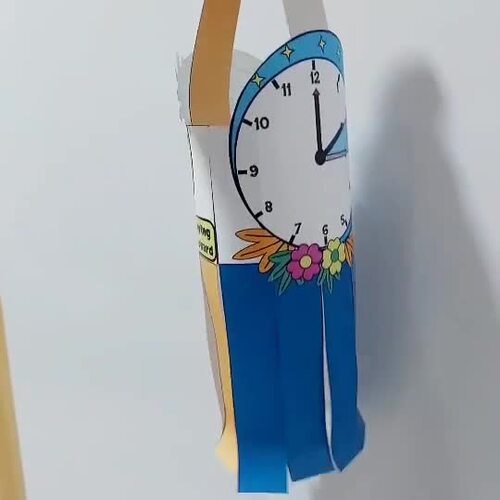 Daylight Savings Time Craft Windsock /Coloring Pages Fall Back,Spring ...