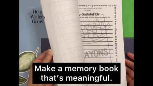 End-of-the-Year Reflection Journal for 6th Grade by Help Writers Grow