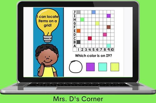 Locating Items on a Grid Digital Activity | Distance Learning by Mrs Ds ...