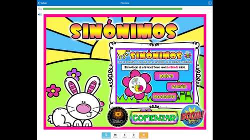 Sinónimos Boom Cards by Taliko | Teachers Pay Teachers