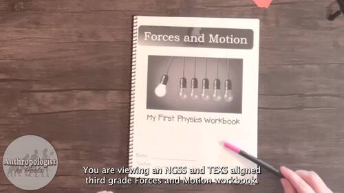 Forces and Motion Interactive Notebook | Third Grade 3-PS2-1 | TPT