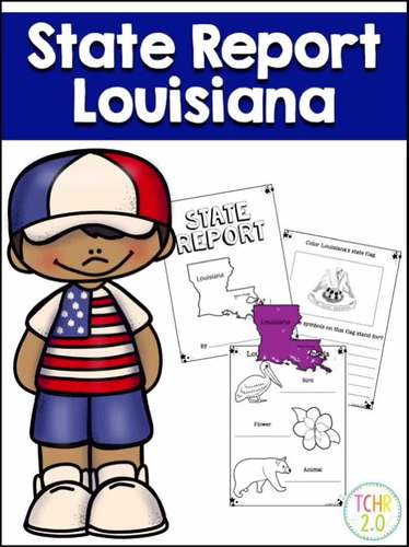 Louisiana State Research Report by TCHR Two Point 0 | TpT