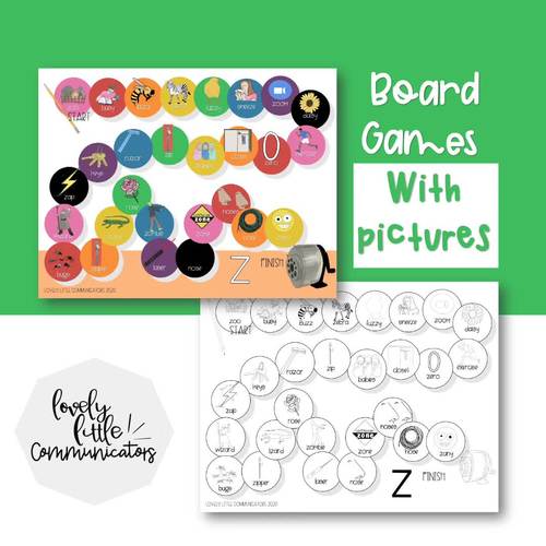 Pencil Themed /z/ words Speech Articulation Activities | TPT