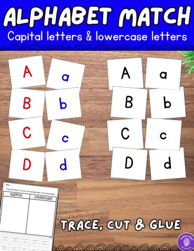 Kindergarten Alphabet Matching Pocket Chart Center | Capital ...