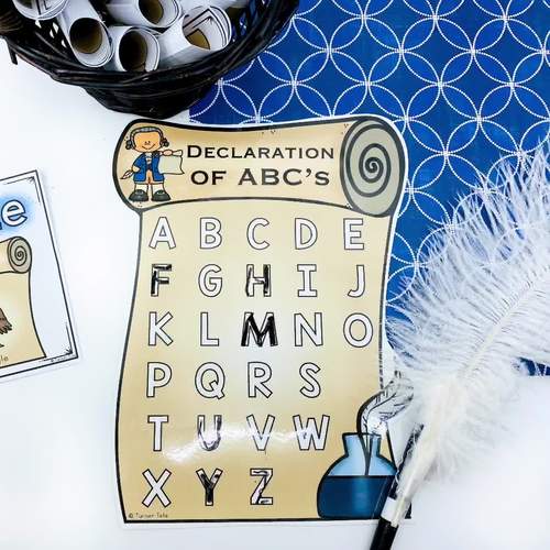 Patriotic Literacy Activity - USA Center for Beginning Sounds ...