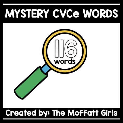 CVCe Mystery Words by The Moffatt Girls | TPT