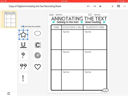Annotating Text Bundle with Digital by Wondering with Mrs Watto | TPT