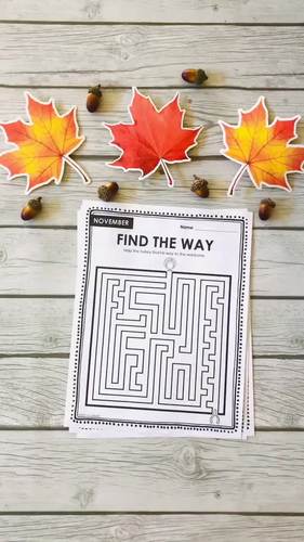 November Activity Packet - Fun Printables for Thanksgiving | TPT