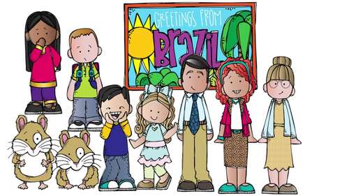 Happy Gerbil clip art, literature clip art COMBO PACK by Melonheadz Clipart