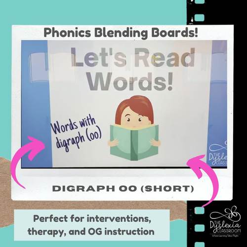 Phonics Blending Board Digraph oo l Digital Distance Learning | TPT
