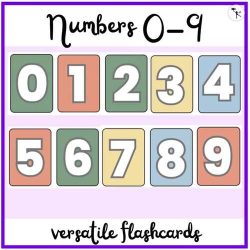 Large Number Cards for Learning and Math Activities - Flashcards for ...