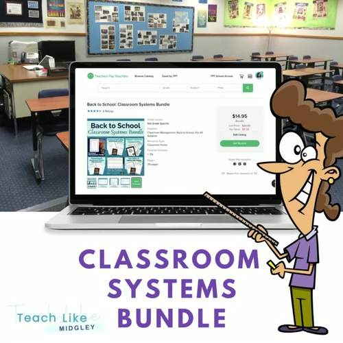 Back to School: Classroom Systems Bundle by Teach Like Midgley | TpT