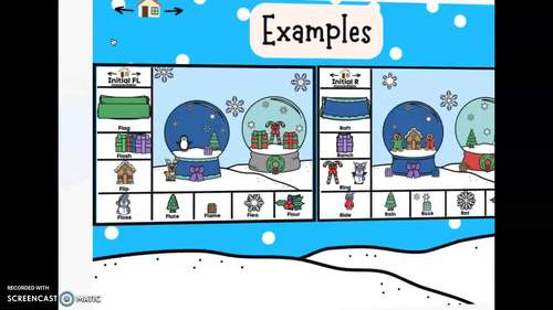 Build a Snow Globe BOOM Cards™ F, V, and TH Sounds - Digital Speech Therapy
