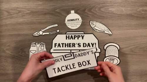 Father's Day Bible Craft Activity, Sunday School Craft A Godly Dad ...