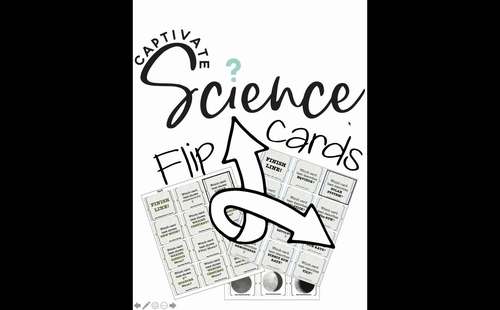Astronomy Science Vocabulary Flip Card Set by Captivate Science | TPT