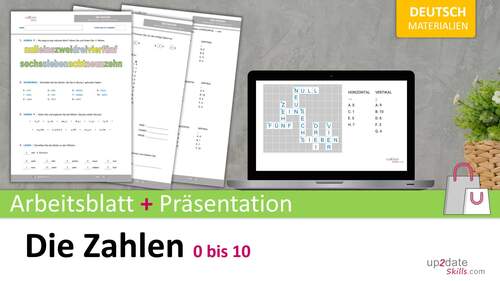 Die Zahlen 0 bis 10 auf Deutsch | Numbers 0 to 10 in German by ...