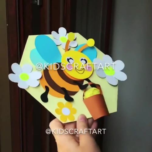 Bee Craft Activities Flower Spring Summer Decoration Craftivity ...