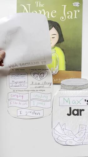 The Name Jar: Back to School Craft - About Me Activity ELA Diverse Read ...