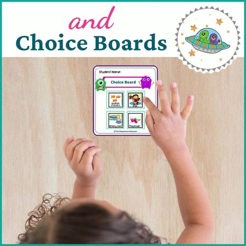 Aliens Token Board Individual Reward Systems Reward Chart | TPT