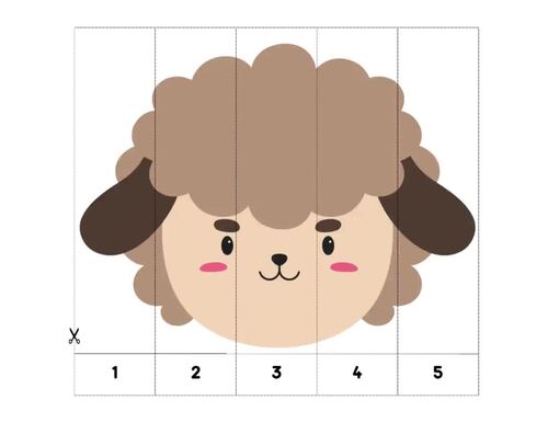80 Animal Puzzle | Number Puzzles Sequence 1 to 5 | Early Learning Game