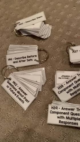 Complex Questions Task Cards [ABLLS-R Aligned to H} by The Autism Helper