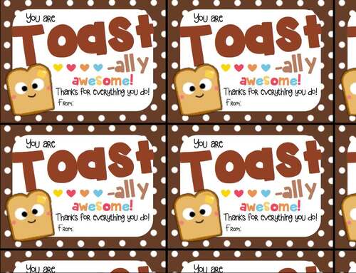 Cinnamon Toast Crunch Treat Staff (Teacher) Appreciation Gift Tag- You ...