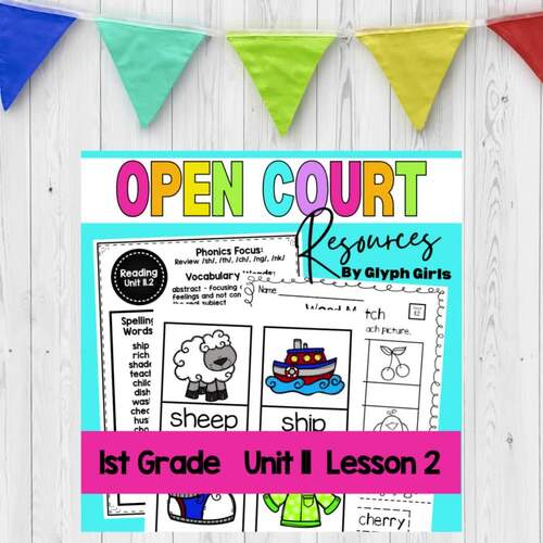 Open Court Reading 1st Grade Unit 11, Lesson 2 Resources by Glyph Girls