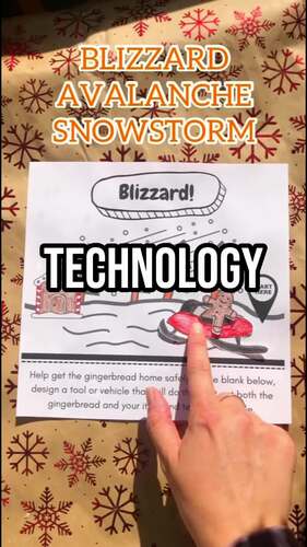 Winter STEM/STEAM Unit: Low-prep Gingerbread Christmas Science Activities