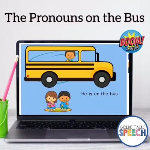 Personal Pronouns | Boom Cards | Language | Speech Therapy | Back to School