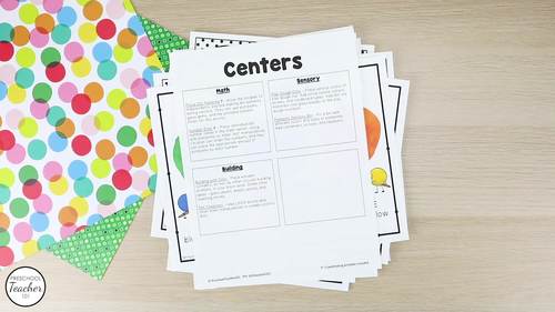 Dot Theme Preschool Lesson Plans by ECEducation101 | TPT