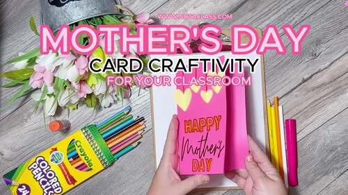 Happy Mother's Day Inclusive Card Activity, Craft Template | Best Step ...