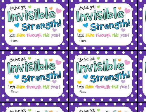 Invisible Ink Pen Beginning of Year Gift Tag- You've got Invisible ...