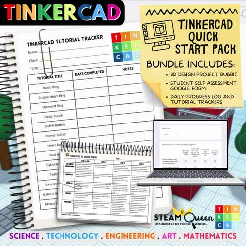 Quick Start Tinkercad Bundle: Project Rubric Self-Assessment Tutorial ...