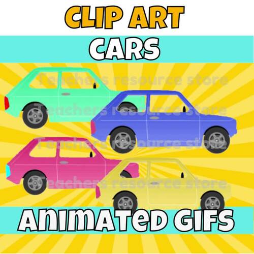 Cars clipart - Transport clip art set by Teachers Resource Store
