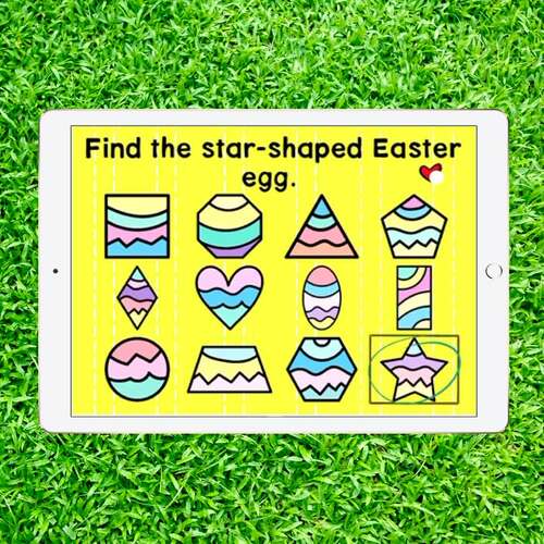 Find the Spring Shapes | BOOM CARDS with audio | STAR by LOL - Life of ...