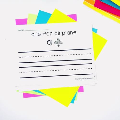 NO PREP Handwriting Practice Lowercase Letters | Preschool PreK ...