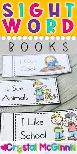 25 Kindergarten Sight Word Books | Reading Books | Sight Word Practice ...
