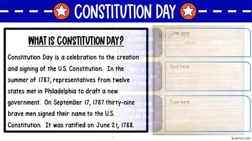 Digital Constitution Day by Lisa Battista's Classroom | TpT