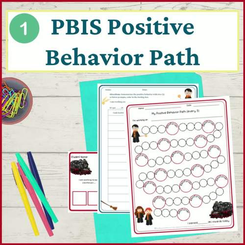 Behavior Visual Supports- Harry Potter Bundle by The Responsive Educator