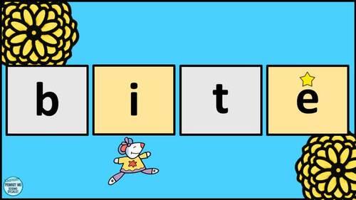 Silent E Phonics | Magic E | Digital Blending Boards | Chrysanthemum