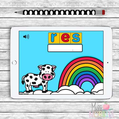 Build a Word in Spanish Boom Cards 3 letters, Construir palabras en español