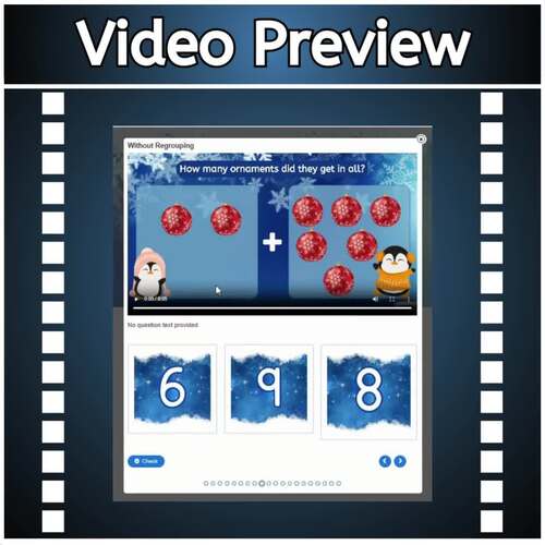 Winter: Addition (Adding Numbers 1-10) Digital Resources by Schooler's Mate