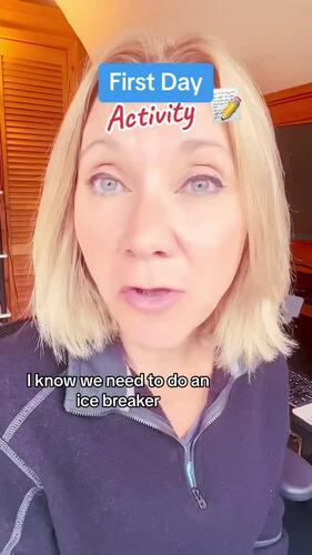 Back To School Ice breaker Activity First Day of School Icebreaker Games