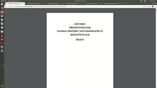 New Regents Global 10 Stimulus-Based Multiple-Choice, Frameworks 10.3