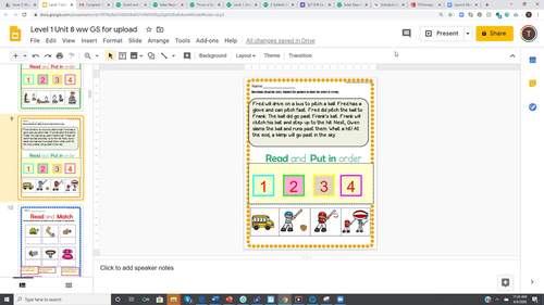 Distance Learning Google Slides Fun Phonics Word Work Blends (First Grade)