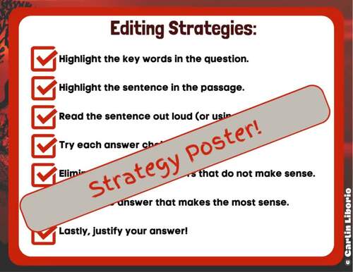 3rd Grade EDITING Set #7 STAAR Practice -integrated with Science ...