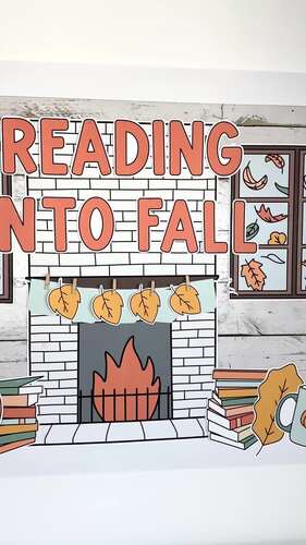 Fall Bulletin Board Kit & Fireplace Bulletin Board To Create a Cozy Corner