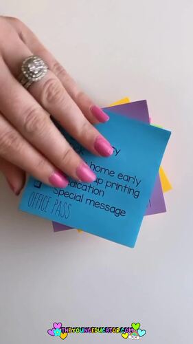 Editable Teacher Sticky it Notes - POST IT by The Young Educator