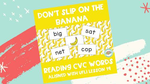 Reading CVC Words Game: Aligned with UFLI lesson 19 | TPT